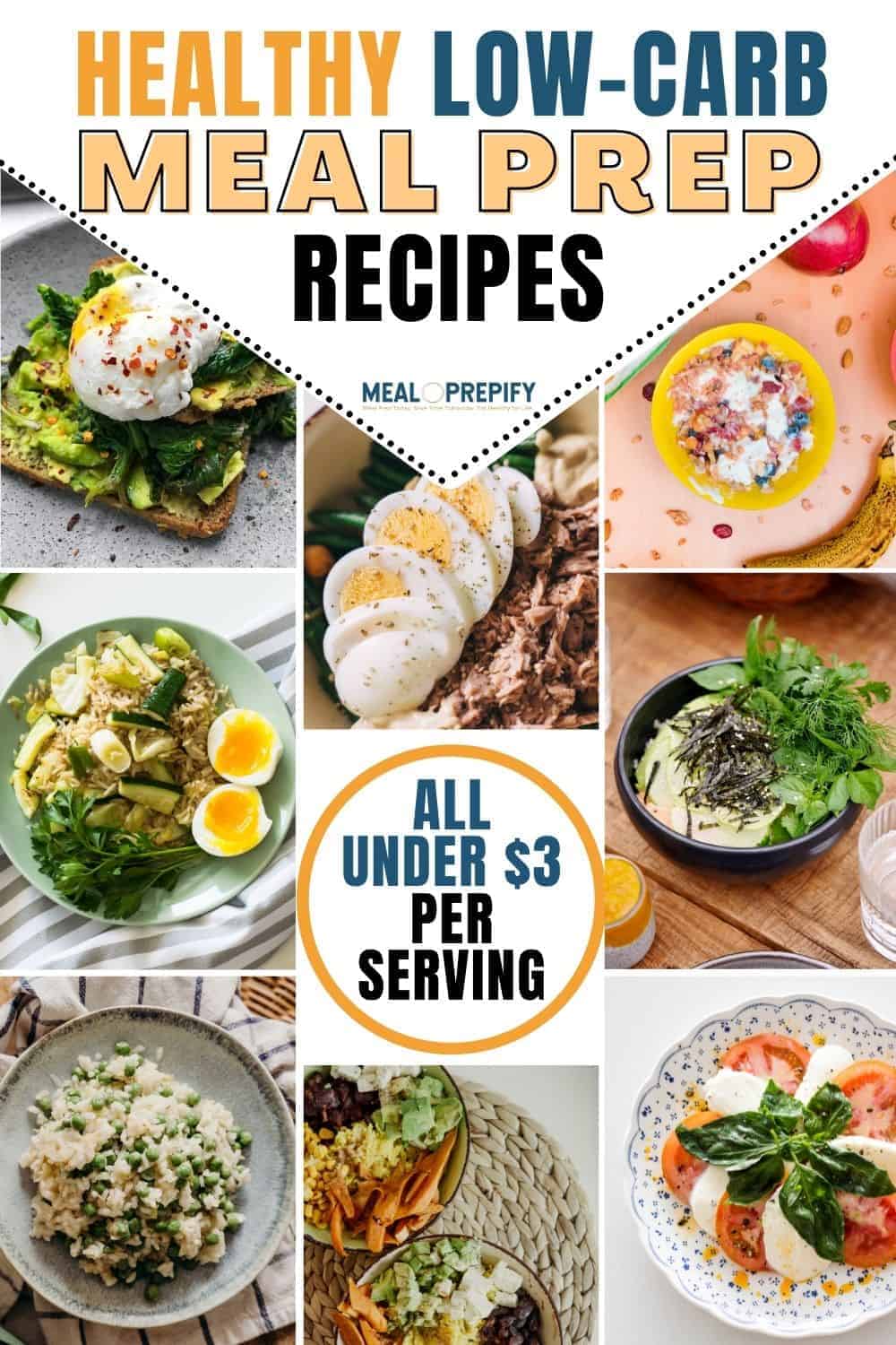 42 Healthy Low Carb Meal Prep Recipes (all under $3 per serving) - Meal ...