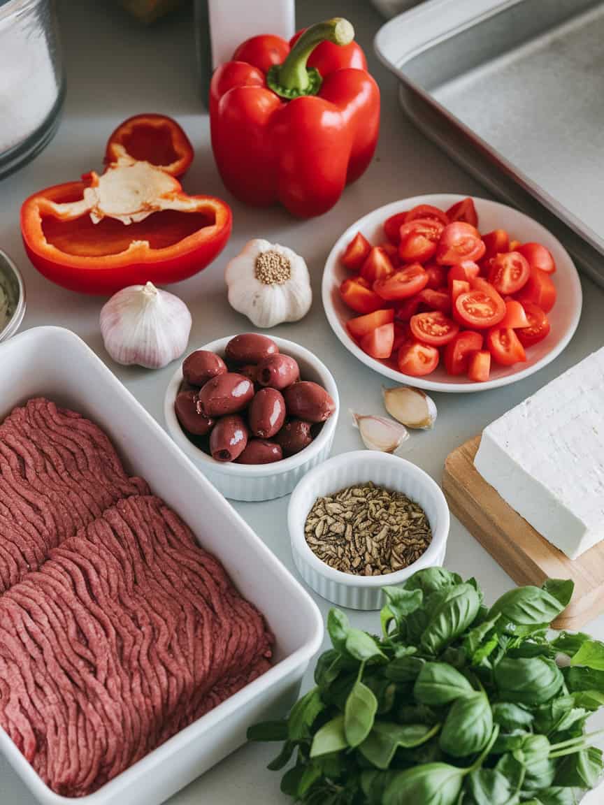Sun-Kissed Mediterranean Beef and Veggie Skillet - Meal Prepify